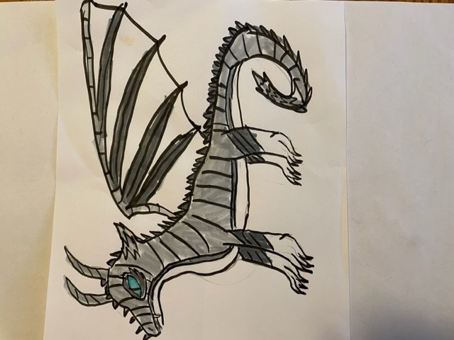 Kid Art Show | Silver Dragon