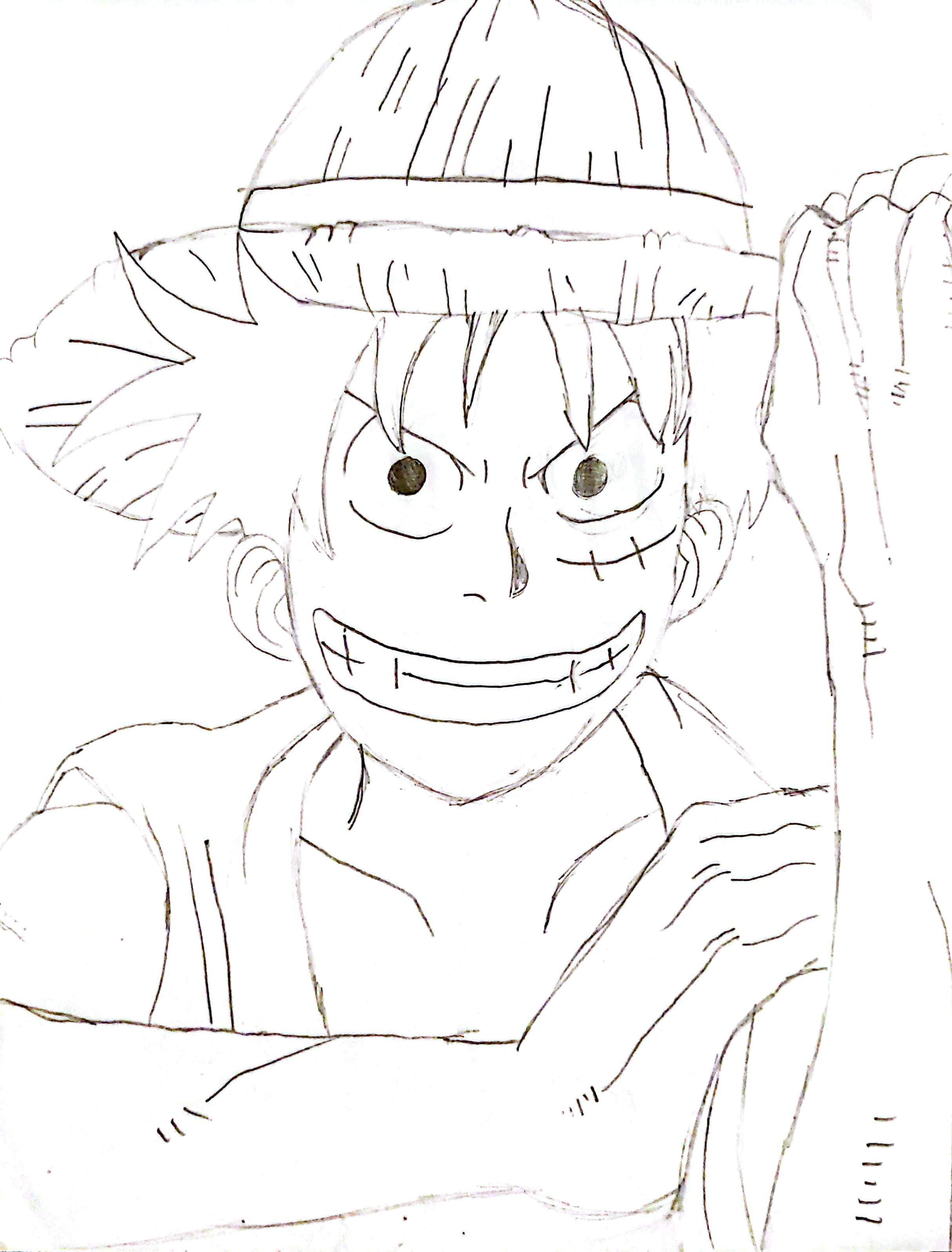 Kid Art Show | Blank luffy