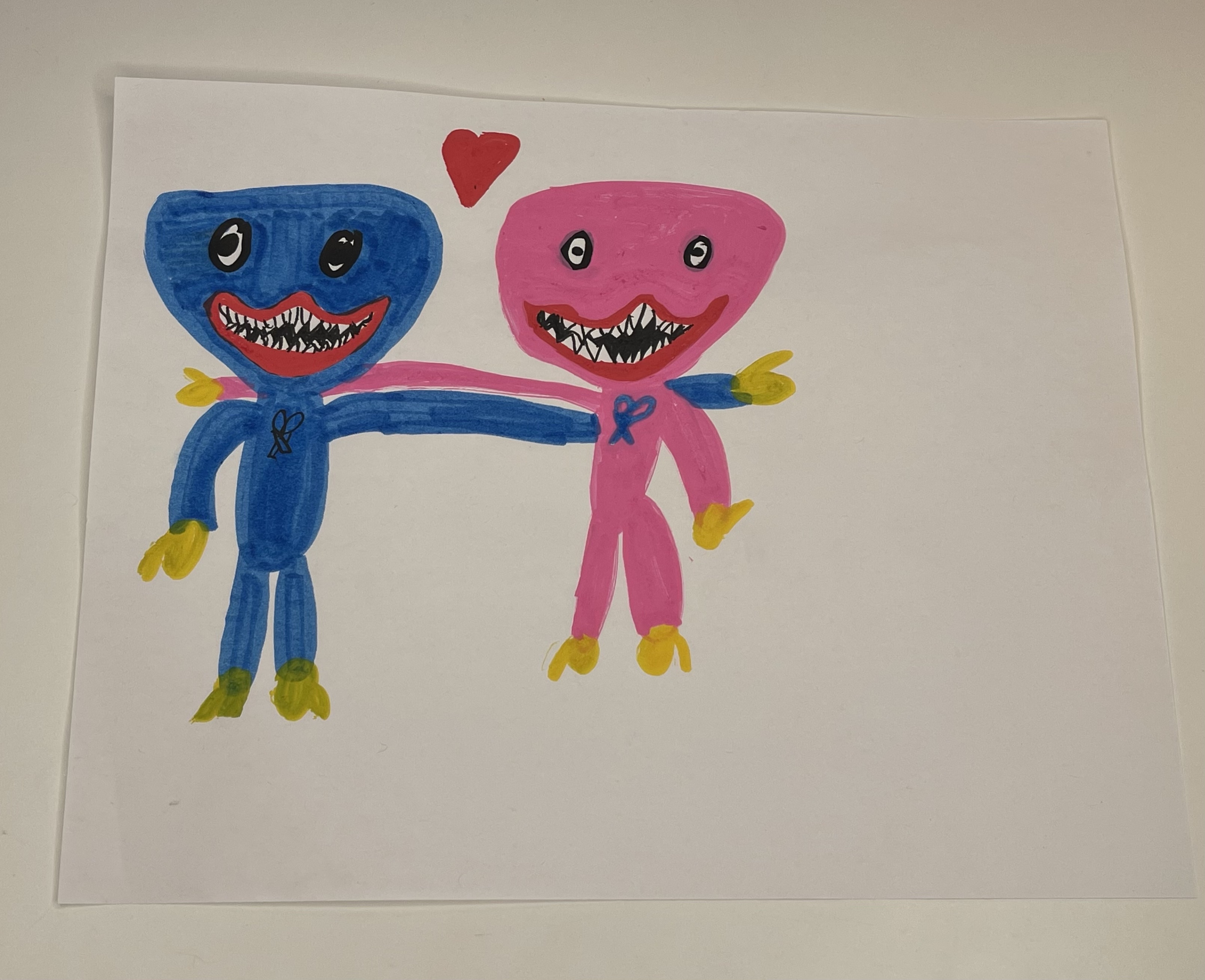 Kid Art Show | Kissy Missy and Huggy Wuggy