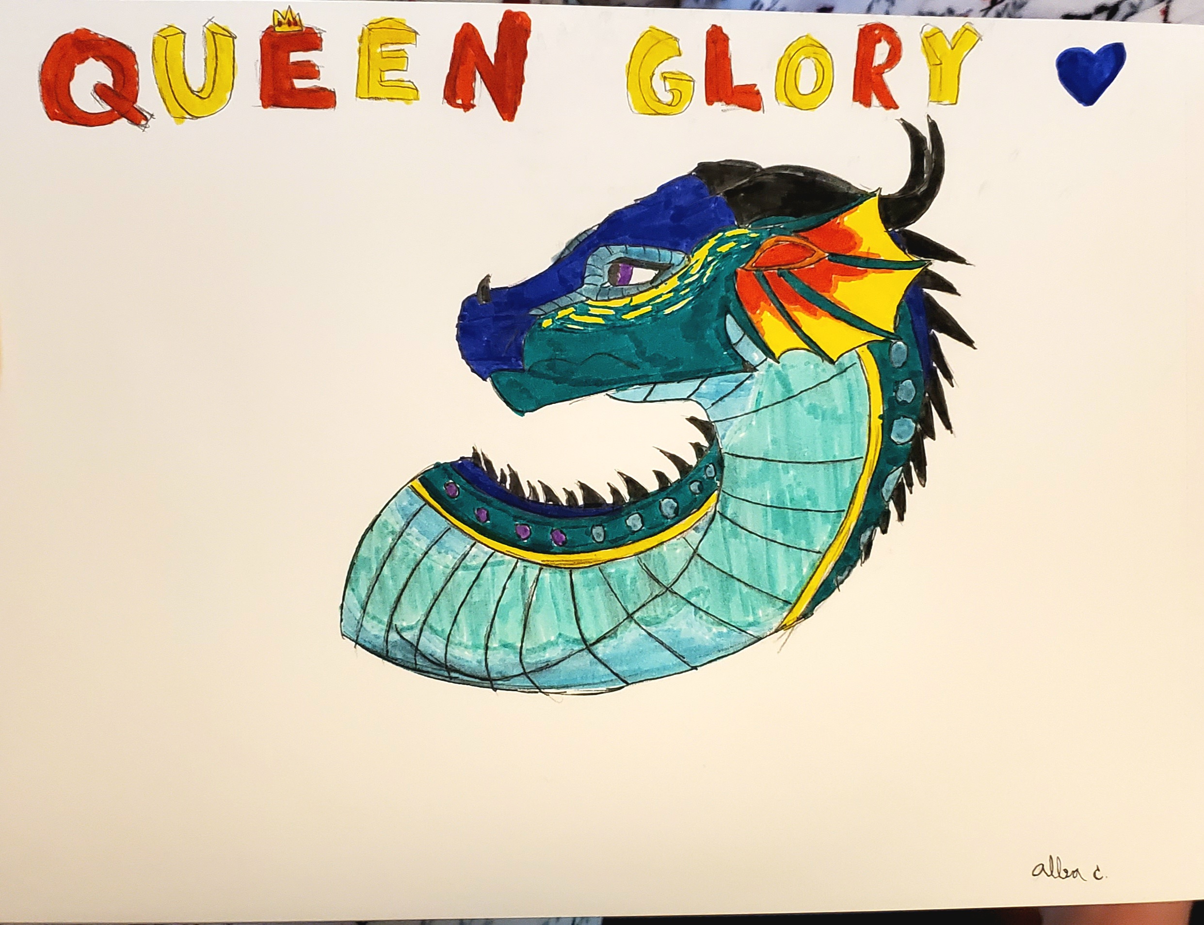 Kid Art Show | Dragon: Queen Glory